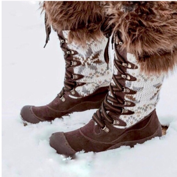 Muk Luks | Shoes | Muk Luks Faux Fur Lined Boots Nwt Brown | Poshmark